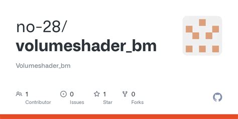 Volumeshader Bm Readme Md At Main No Volumeshader Bm Github