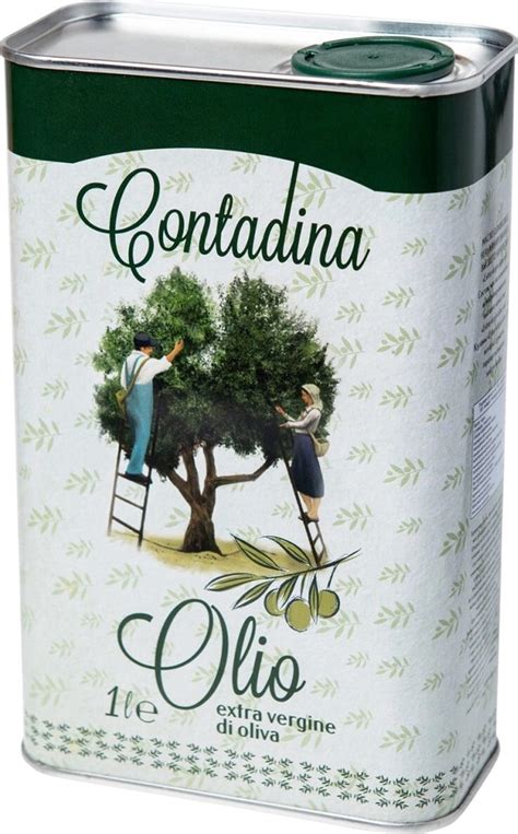Натуральное оливковое масло Contadina Olio Extra Vergine Di Oliva 1л ...