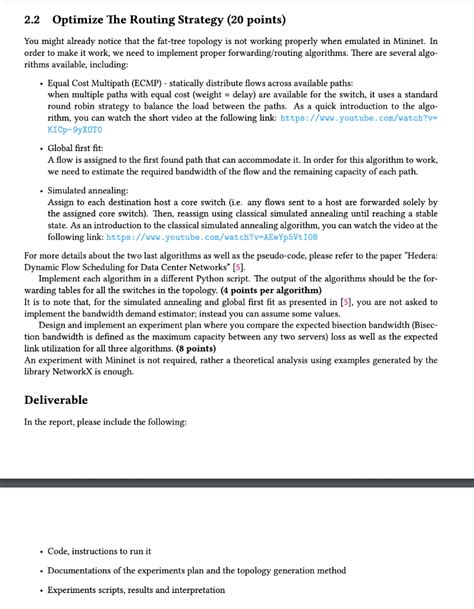 The Previous Design Of The Data Center Network From Chegg