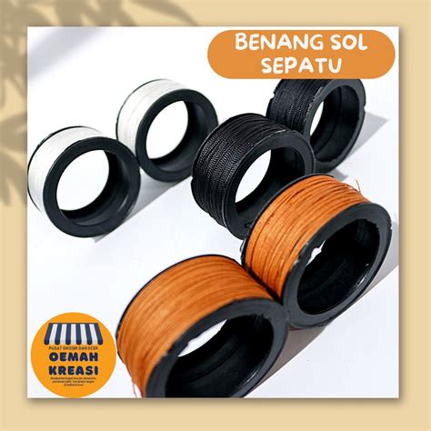 Jual Tali Benang Sol Sepatu Benang Layangan Nilon Murah Shopee Indonesia