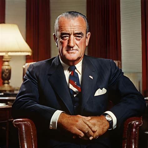 Lyndon Baines Johnson Day Premium Ai Generated Image