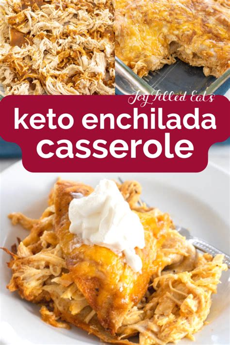 Keto Enchilada Casserole Low Carb EASY Joy Filled Eats