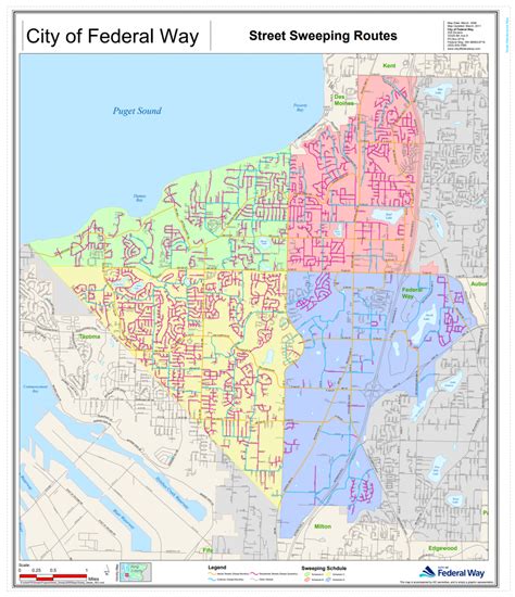 Pdf Maps City Of Federal Way