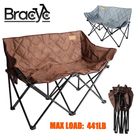 휴대용 접이식 캠핑 더블 의자 411lbs 지원 초경량 여행 접을 수 있는 아웃도어 해변 하이킹 피크닉 물고기 성인용 Aliexpress