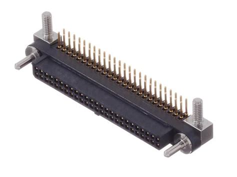 Micro Hdas 50 Male Right Angle Pc Tail Contacts50 Position Pin 1 27 Mm 2 Row Right Angle