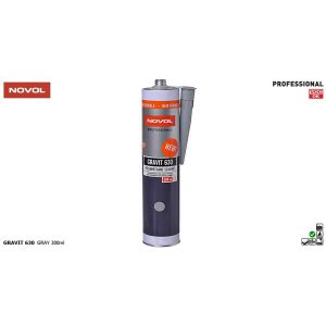 NOVOL GRAVIT 630 GRAY Poliuretanowa Masa Uszczelniająca Szara 300ml ...