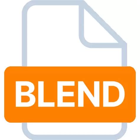 Blend File Format Free Vector Extension Icon Svg Png Download