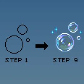 Pixel Art Tutorial - Bubbles by Rappenem on Newgrounds