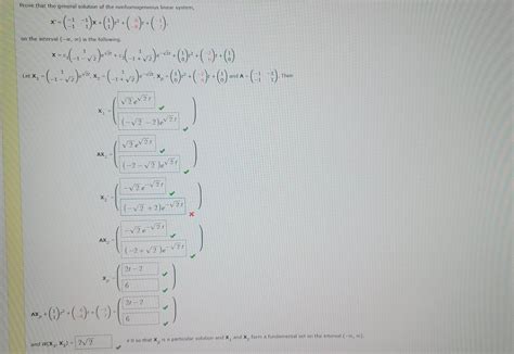 Solved Prove That The General Solution Of The Nonhomogeneous Chegg