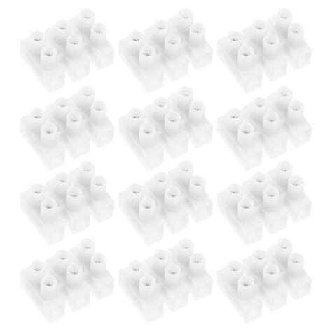 Waxiayu 50pcs 3 Position Terminal Strip Electrical Barrier Wire