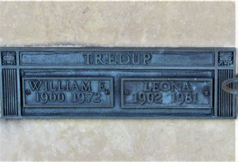 William Elmer Tredup 1900 1971 Find A Grave Memorial