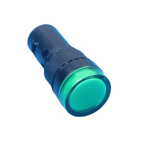 Alpinetech NPL 22 22mm 120V AC DC LED Pilot Indicator Light Blue