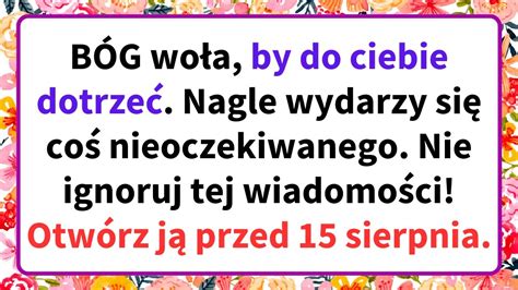 Boże przesłanieBÓG woła by do ciebie dotrzeć Nagle wydarzy się coś nieoczekiwanego YouTube