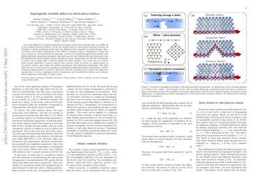 Topologically Invisible Defects In Chiral Mirror Lattices Papers With