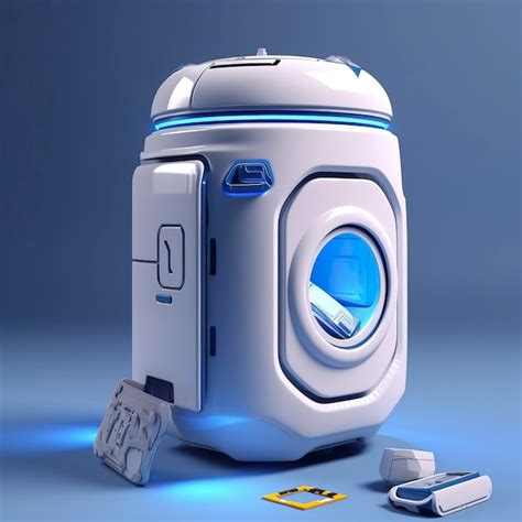 Premium Ai Image Removable Trash Can With Intelligent Modular Design