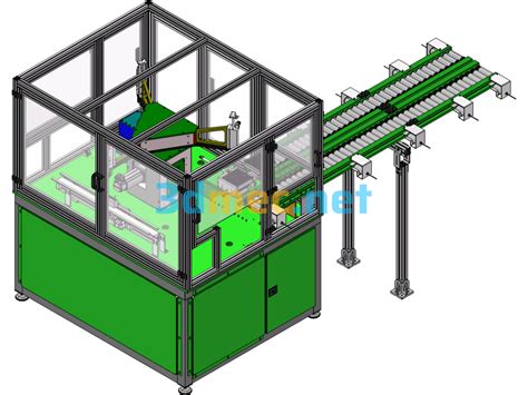 Automated Assembly Machine 3d Model Solidworks