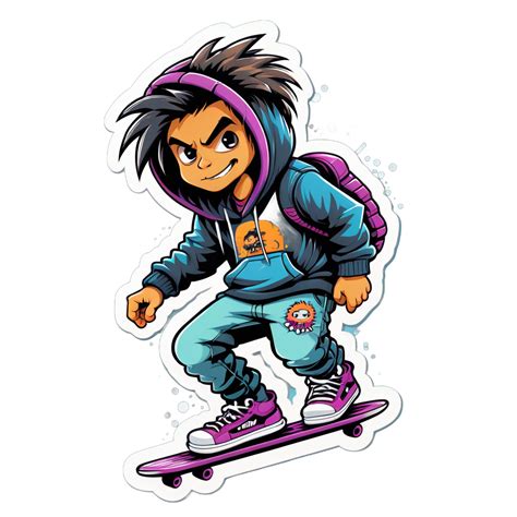 I Made An Ai Sticker Of A Punk Detailed Indian Programmer In A Hoodie