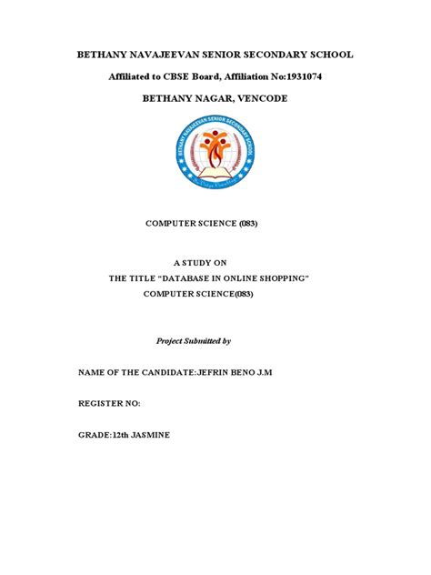 Computer Science Jefrin Beno Pdf Software Testing Unit Testing