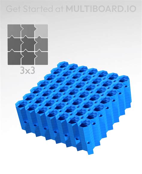 6x6 Tiles 3x3 Board Ironing Stack 3d Model By Multiboard On Thangs
