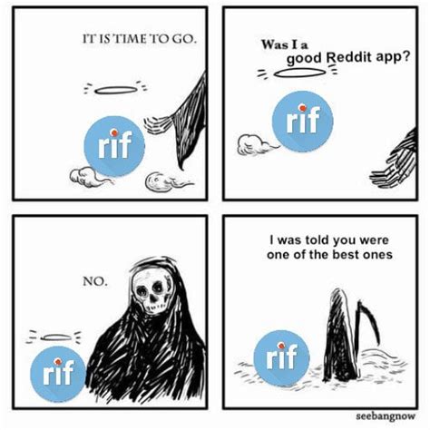 if i was an android user i d most likely like rif appreciate this app