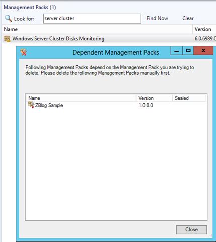 SCOM 2012 Getting Management Pack Dependents Scomurr S Blog