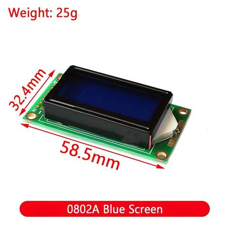 lcd module blue green screen for arduino 0802 1602 2004 12864 lcd