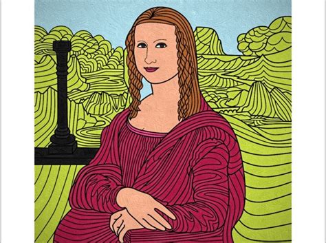Mona Lisa › Simone Abelmann Funny Sketchnotes And Doodling