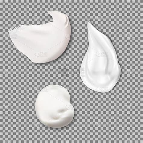 奶油质地。化妆品涂片，凝胶漩涡