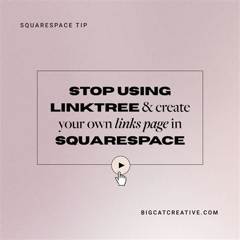 why you shouldn t use linktree and how to create your own in squarespace