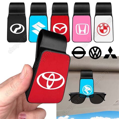 Car Sun Visor Glasses Clip Sunglasses Holder For Perodua Toyota Honda