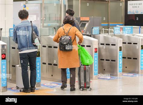 Head To Seouls Railway Terminal At Incheon International Airport In