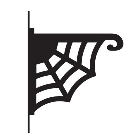 Spider Web Design Garden Hanging Basket Bracket