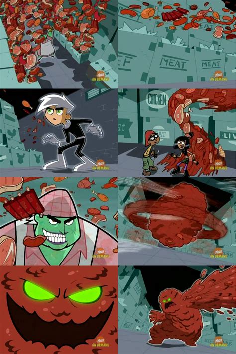 Danny Phantom Lunch Lady Becomes A Meat Monster By Dlee1293847 On