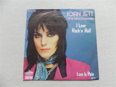 Single Rock Joan Jett And The Black 1982 I Love Rock`n`roll Gebraucht