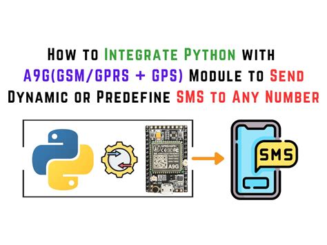 integrate python with a9g module to send sms