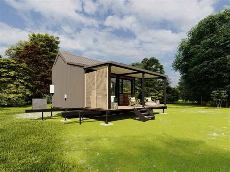 Idyllic Tiny With An Ultra Fancy Deck Merges With The Outdoors Autoevolution