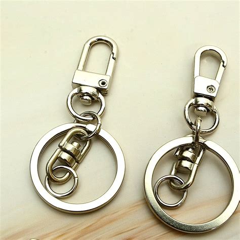 키링 만들기 부자재 니켈 칼라의 열쇠고리 악세사리 가방 가죽공예도구전문점