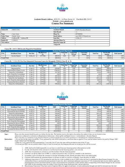 Summary Pdf Credit Card Fee