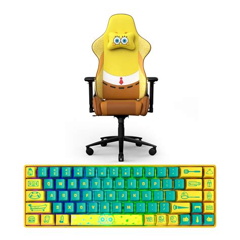 Spongebob Keyboard Chair Combo Ghost Keyboards