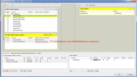 Bekwam Blog Updating A Table With The Talend Open Studio ELT Components