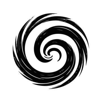 Black And White Circle Swirl Background Abstract Black And White