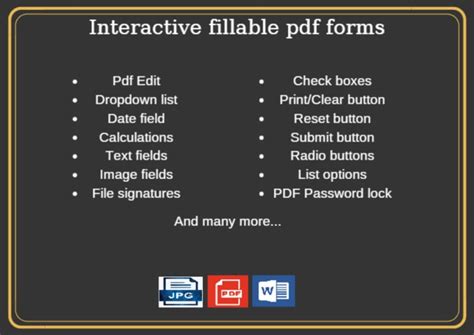 Convert Your Form To An Interactive Fillable Pdf By Darky6435 Fiverr