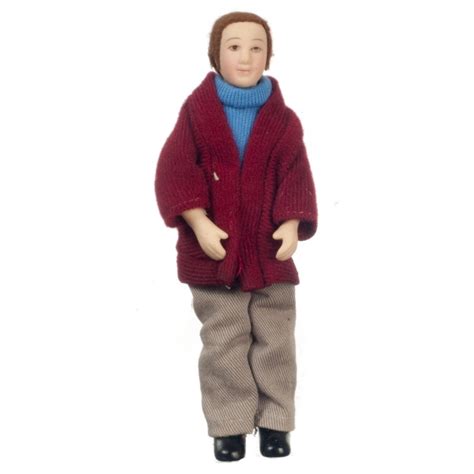 People 112 Modern Porcelain Man Gentleman Father Town Square