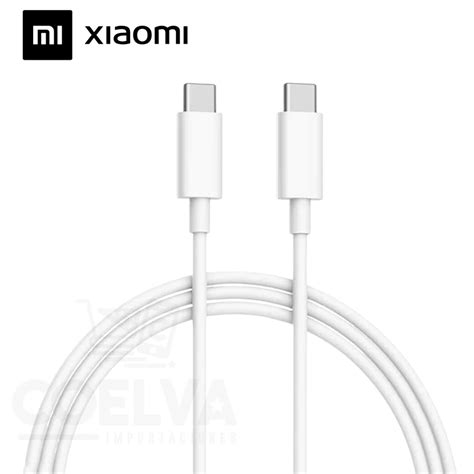 Cable Original Xiaomi Tipo C A Tipo C Sjx10cczm Blanco Coelva