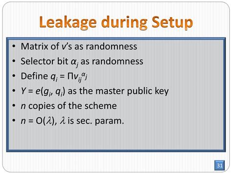 Ppt Identity Based Encryption Resilient To Continual Auxiliary