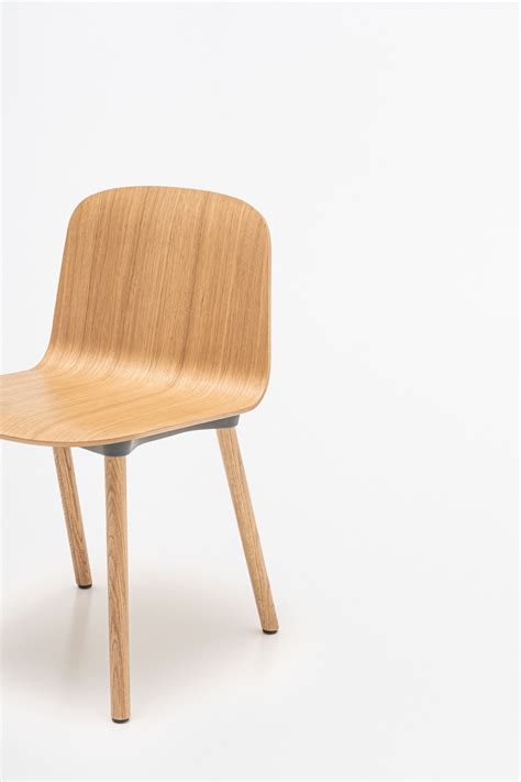 Nud Plywood Chair Wooden Base Mdd
