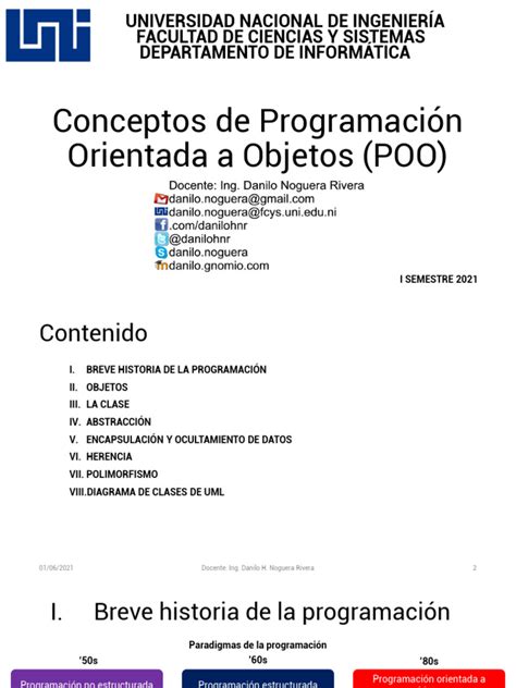 Conceptos De Programación Orientada A Objetos Pdf Lenguaje De Modelado Unificado Objeto