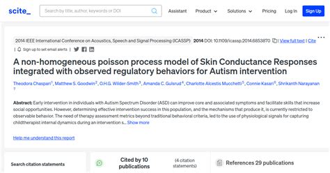 A Non Homogeneous Poisson Process Model Of Skin Conductance Responses Integrated With Observed