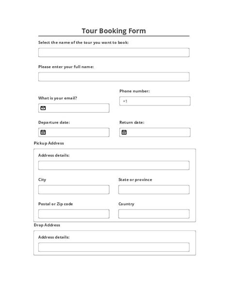 Automate Tour Booking Template Using Power Bi Bot Airslate