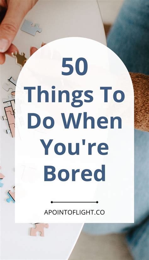 50 Fun Activities To Do When You Re Bored At Home Artofit